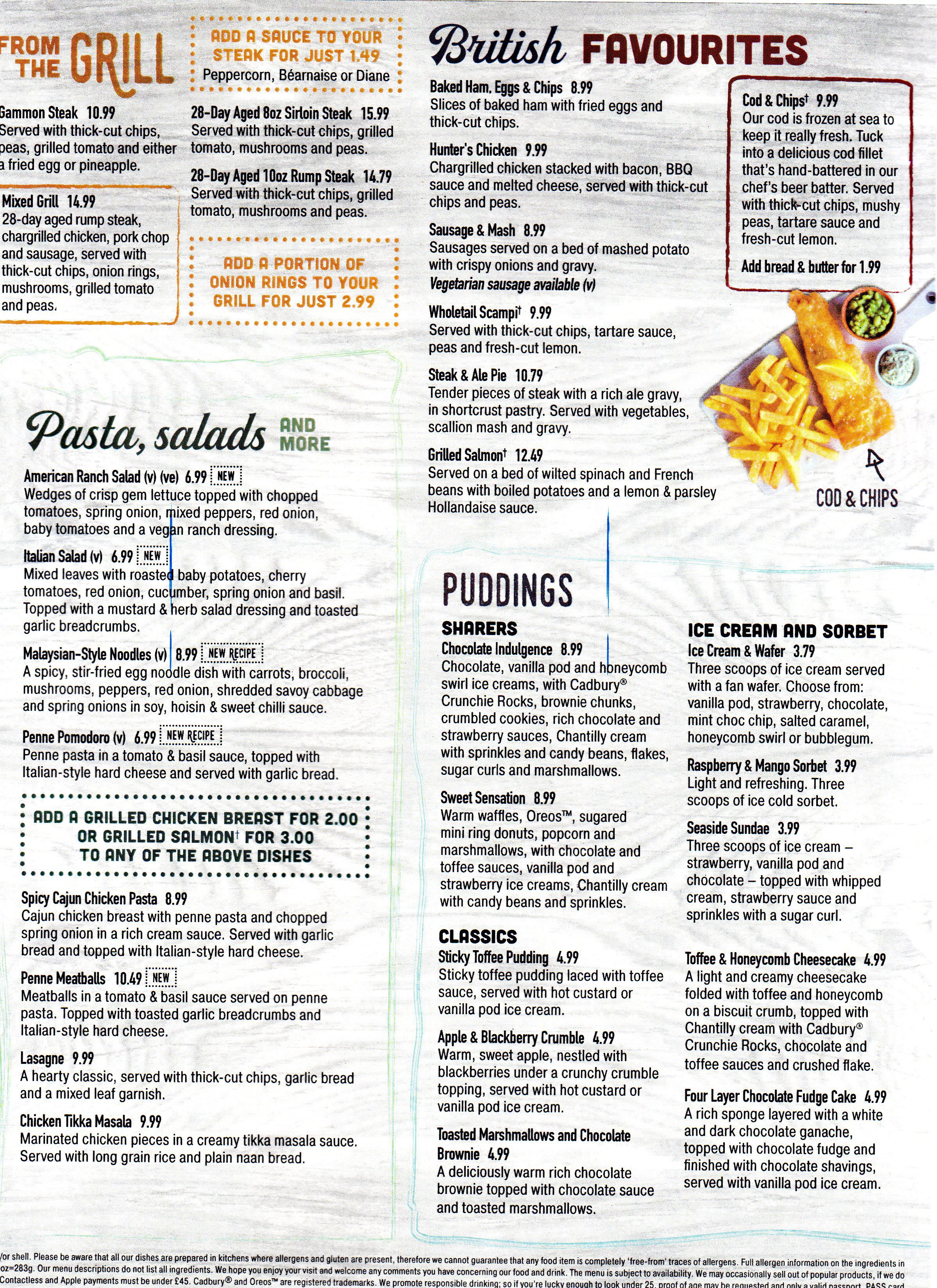 Mash And Barrel Food Menu At Caister on Sea Holiday Park mash-and-barrel-food-menu-at-caister-on-sea-holiday-park